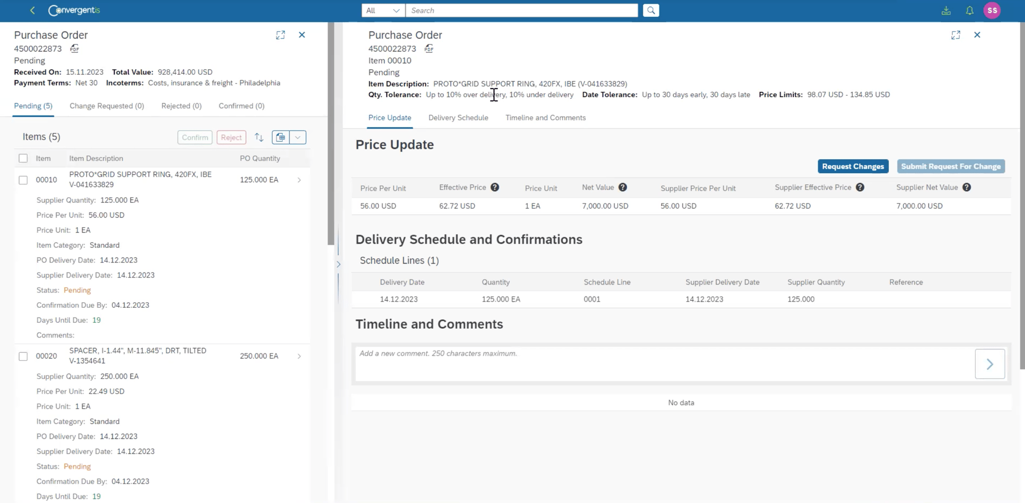 Rio For Requisition & Order Processing